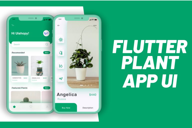 Flutter Plant App UI - OverHive