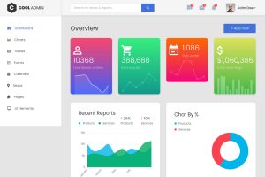CoolAdmin Bootstrap 4.1 Admin Dashboard Template - OverHive