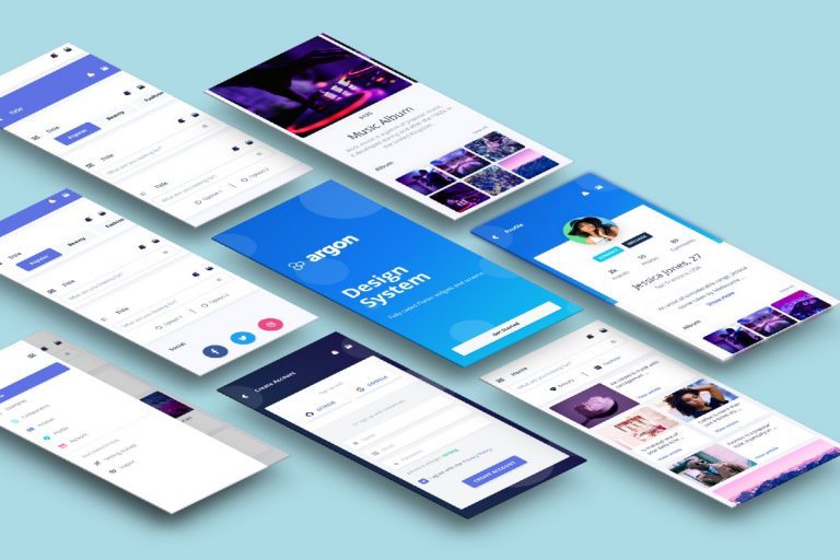 Argon Free Flutter UI Template - OverHive
