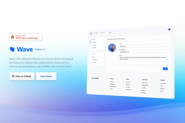 Wave - Software as a Service Starter Kit - OverHive